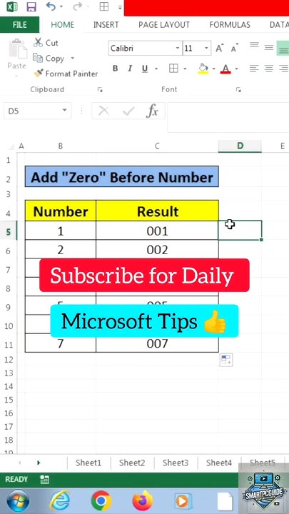 How to add zero in numbers||Microsoft Excel #short #shorts #ytshort #ytshorts #viralshort #viral ...