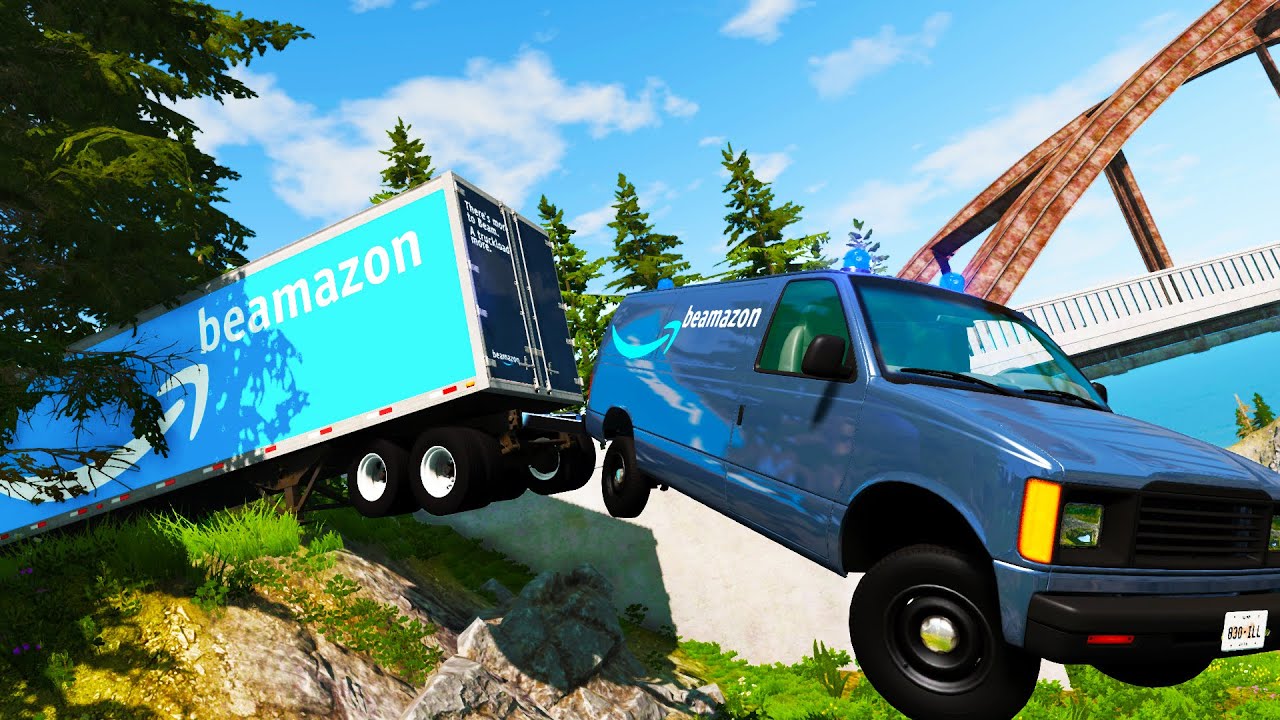 Be-Amazon Delivery Fails #1 | BeamNG DRIVE - YouTube
