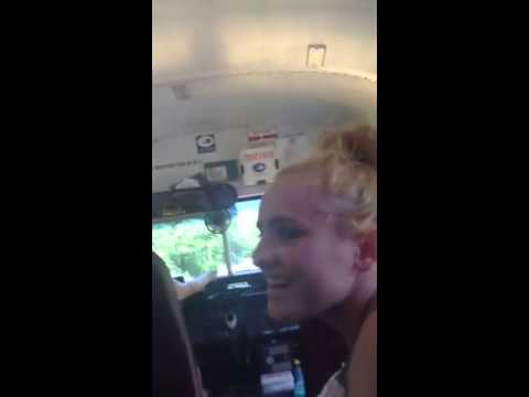 A girl cursing out her bus driver - YouTube