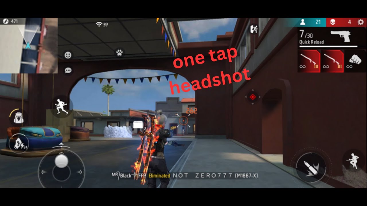 only one tap headshort in free fire max#gameplay #gaming #freefiremax ...