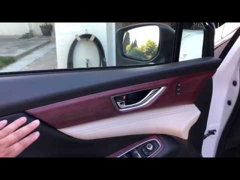 2019 Subaru Ascent Limited door panel wrap - YouTube