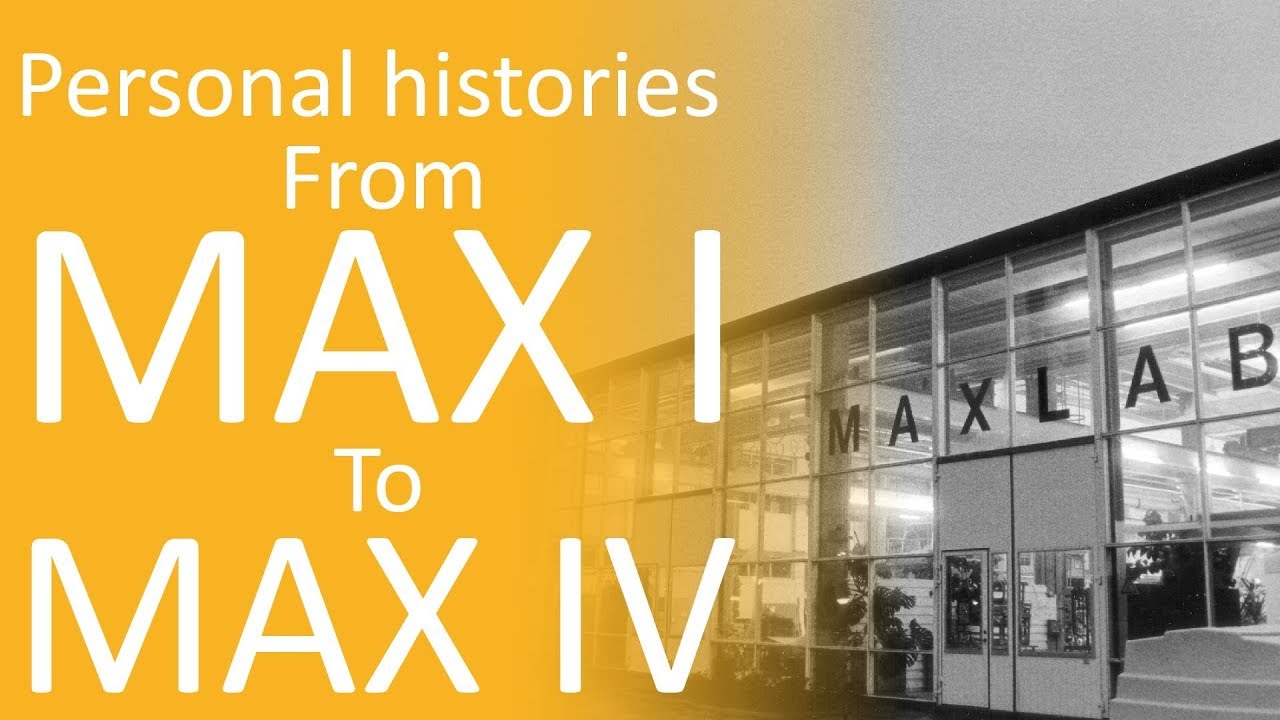 A personal history from MAX I to MAX IV - YouTube