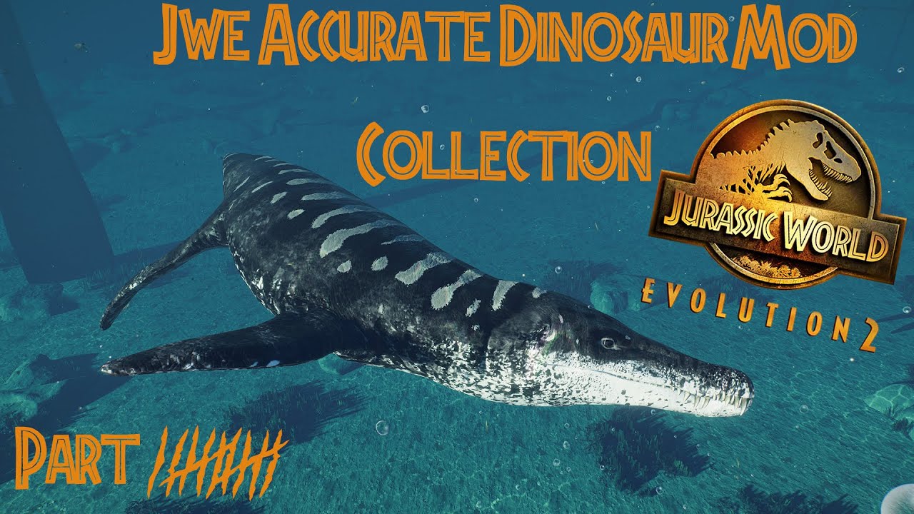 JWE2 Accurate Dinosaur Mod Collection Part 10 - YouTube