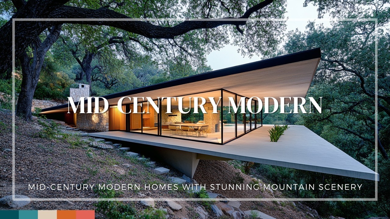 Hillside Haven: Mid-Century Modern Homes with Stunning Mountain Scenery ...