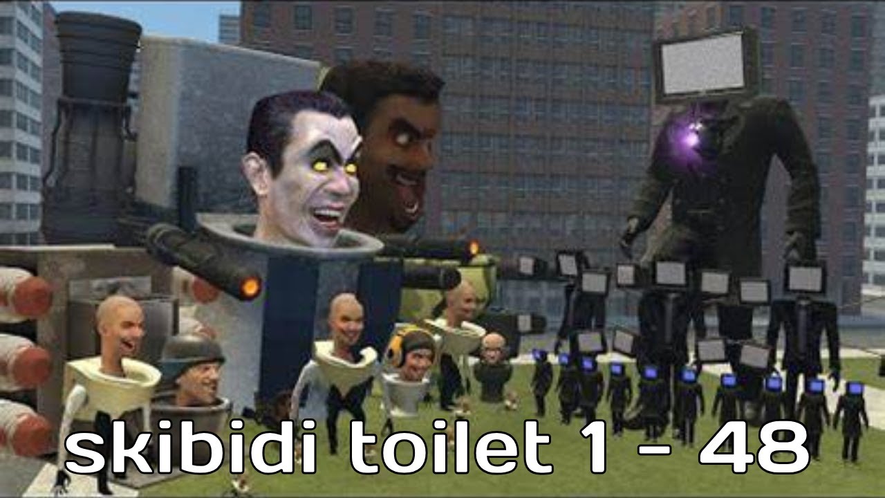 Skibidi Toilet 1 - 48 All Episodes - YouTube