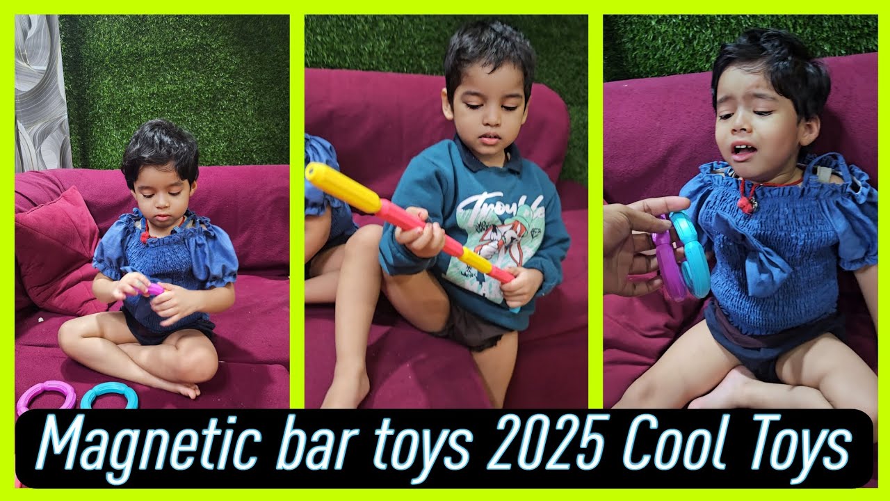 Magnetic Bar Toys 2025 – The Most Addictive Toy of the Year - YouTube