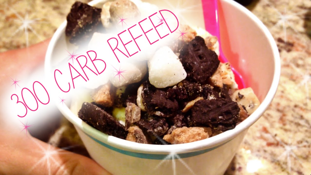300 Carb Refeed + How I Track My Froyo - YouTube