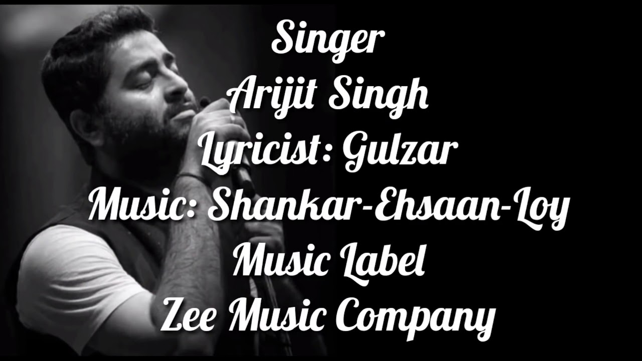 chapak title track with lyrics| arijit singh - YouTube