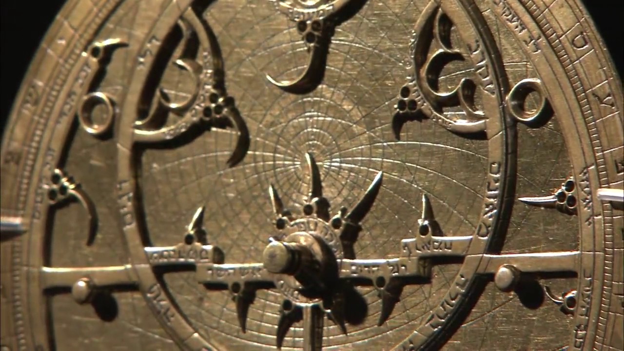 Hebrew astrolabe, 14th century - YouTube