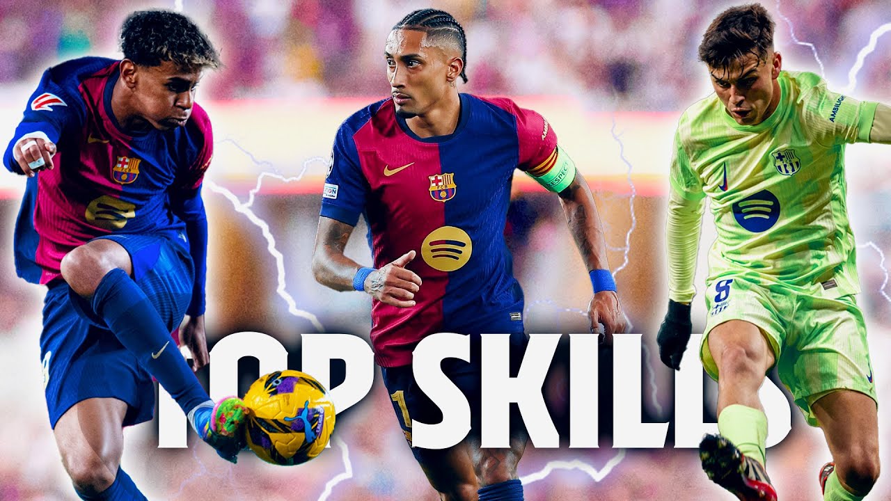🍿FC Barcelona's BEST Skills in 2025 (So Far!) – INSANE Moves! 💙 ️ - YouTube