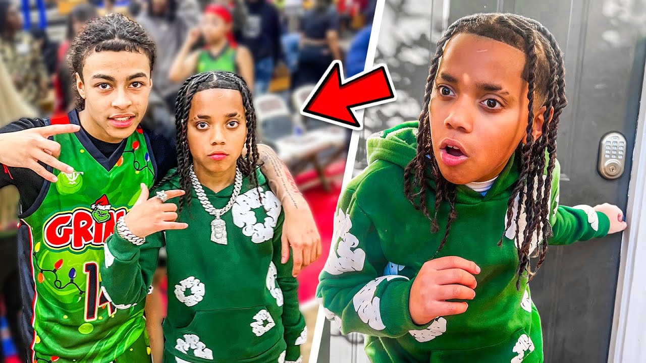 BOY SNEAKS OUT TO MEET TWIN DD OSAMA AT CELEBRITY BASKETBALL GAME😱 ...