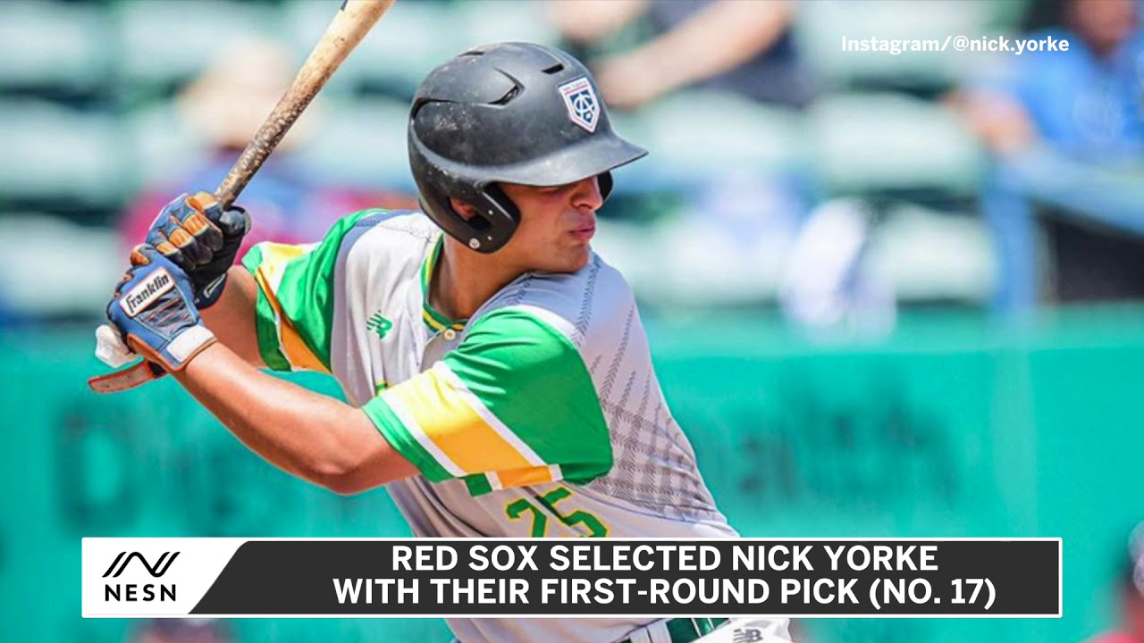 Who Is Nick Yorke? Red Sox Draft Pick Had Out-Of-This-World HS Stats ...