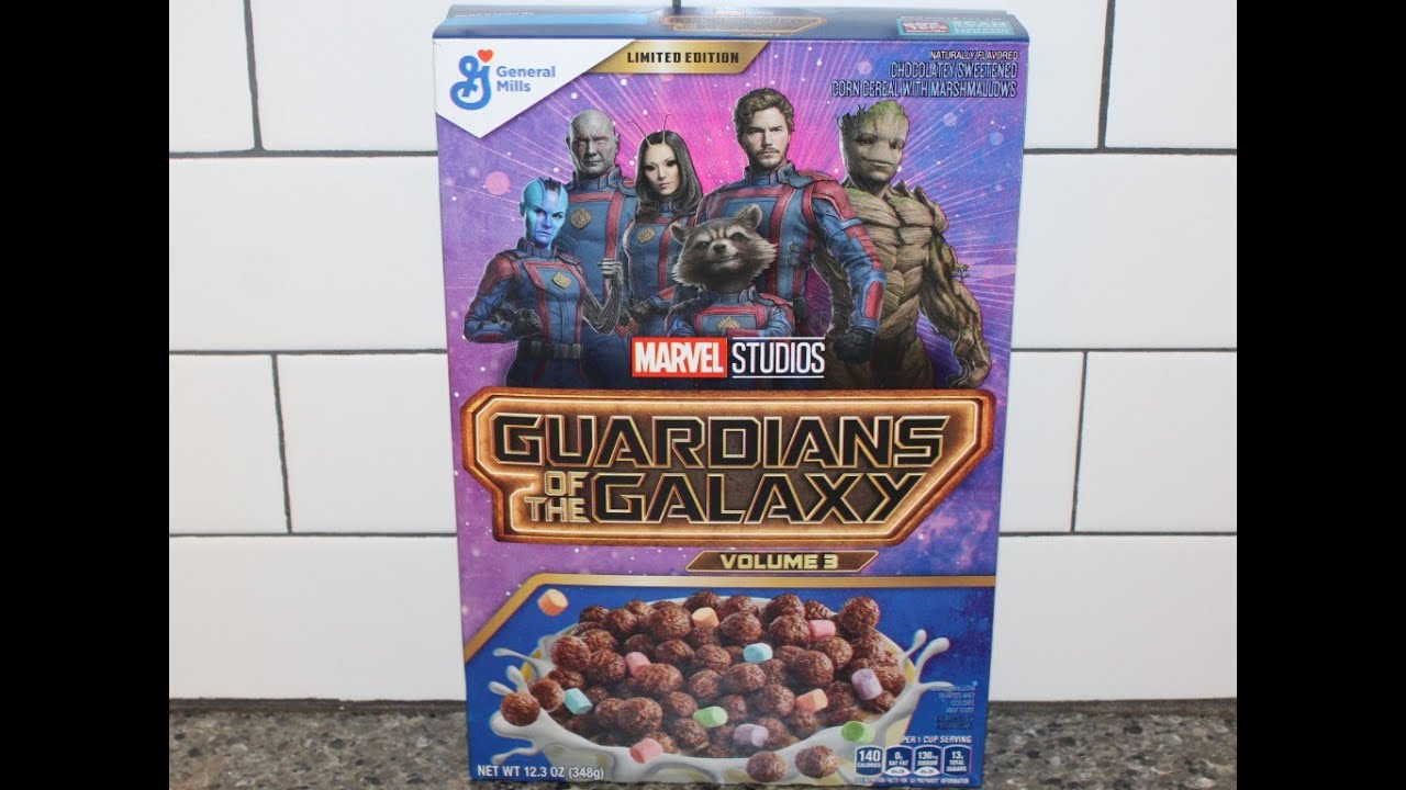 Guardians of The Galaxy Volume 3 Cereal Review - YouTube