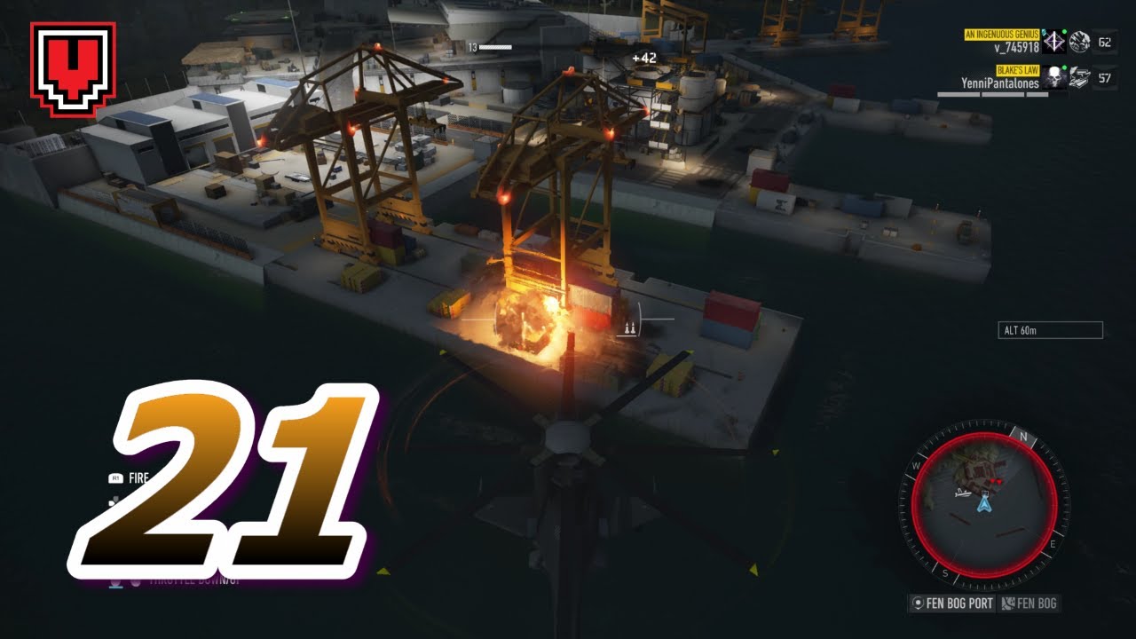 Opheis Helicopter: Missile Rampage! (Fen Bog Port) // GHOST RECON ...