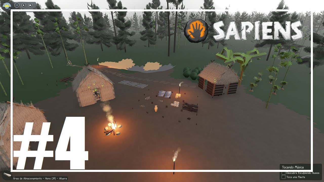 Sapiens - Gameplay Español - #4 - Construyendo con madera - YouTube