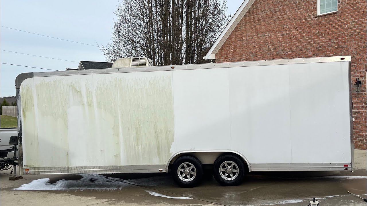 Best way to clean your trailer. Hands down. - YouTube
