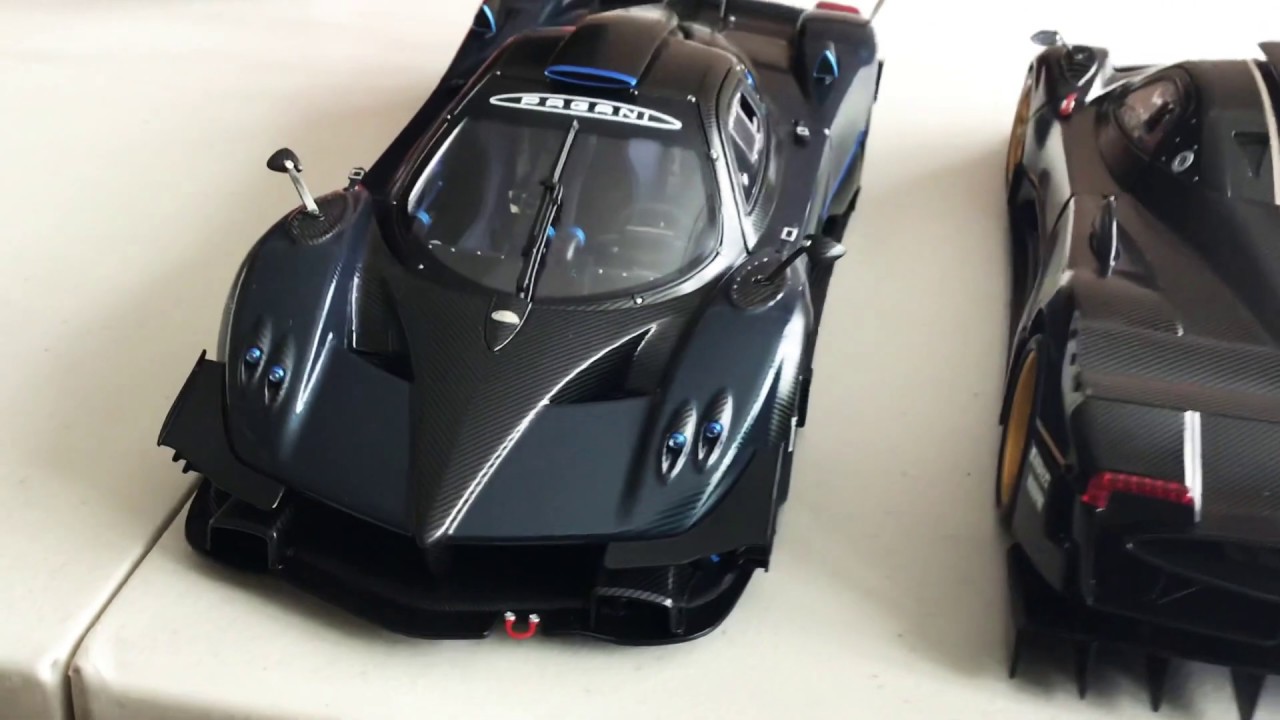AUTOart Pagani Zonda R & Pagani Zonda Revolucion (Blue Carbon ...