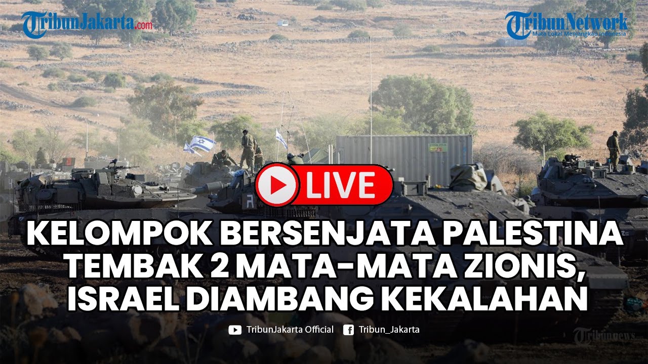 🔴2 Mata-mata Israel Ditembak Kelompok Bersenjata Palestina, Zionis ...