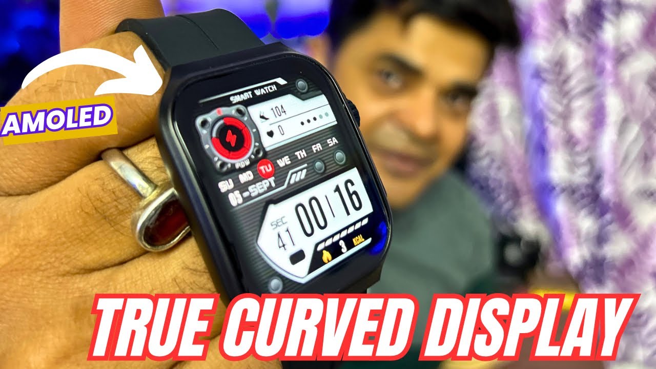 SkyBall Elevate The Perfect Curved Display Smartwatch - YouTube