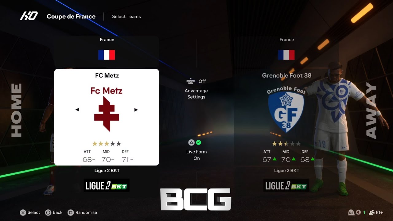EA Sports FC 25 France Ligue 2 Ratings & Kits - YouTube