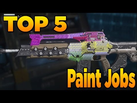 Top 5 Paint Jobs in Black Ops 3 (EP. 3 Best Weapon Camos) - YouTube
