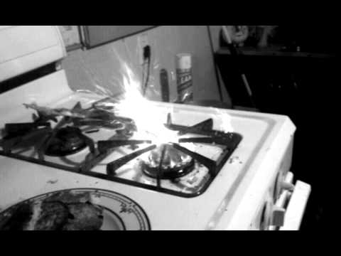 Cooking spray explosion - YouTube