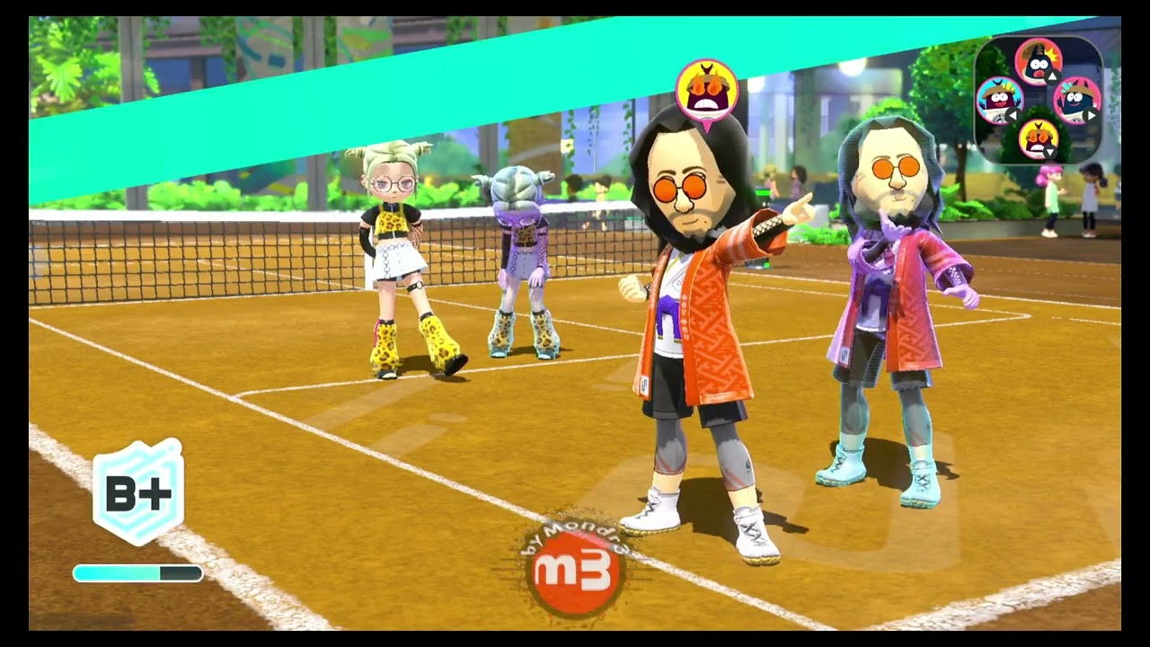 132 Nintendo Switch Sports TENIS GAMEPLAY byMondr3 - YouTube