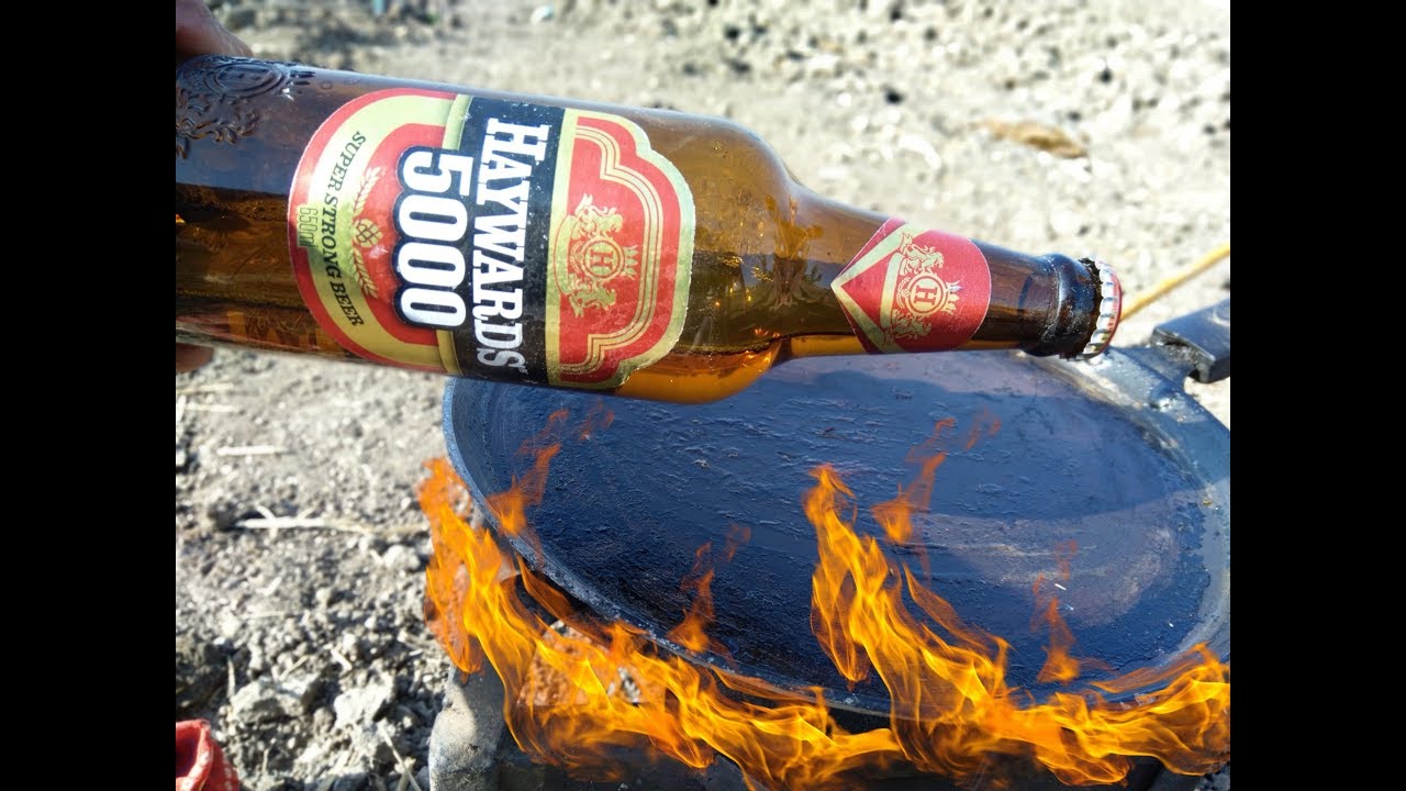 Beer in hot pan crazy experiment || hot pan vs beer experiment|| crazy ...