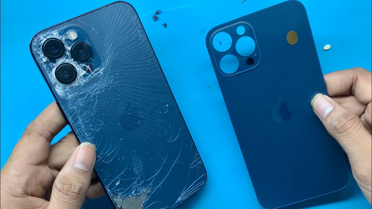 iPhone 12 Pro Max Back Glass Restoration Destroyed | iPhone 12 Pro Max ...