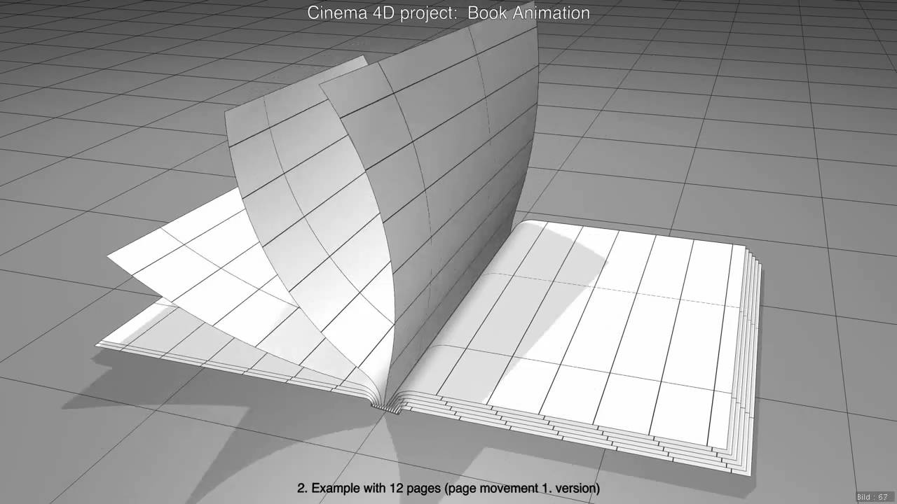 Cinema 4D - 3D Book Animation 2/5 - YouTube