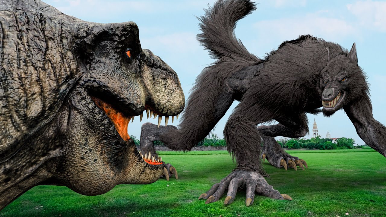 T-Rex vs WEREWOLVES | The Best of Dinosaur Attack NEW 2024 | Jurassic ...