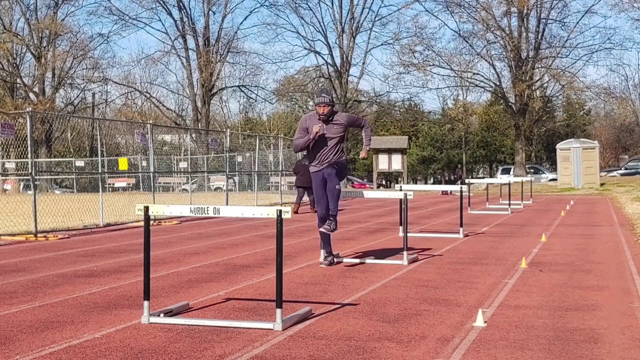 Hurdle Training - Drilling Lead, Trail Legs and Over The Top - YouTube