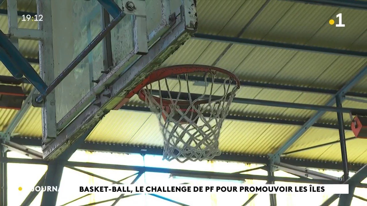 Basket-ball, le challenge de PF pour promouvoir les îles. - YouTube
