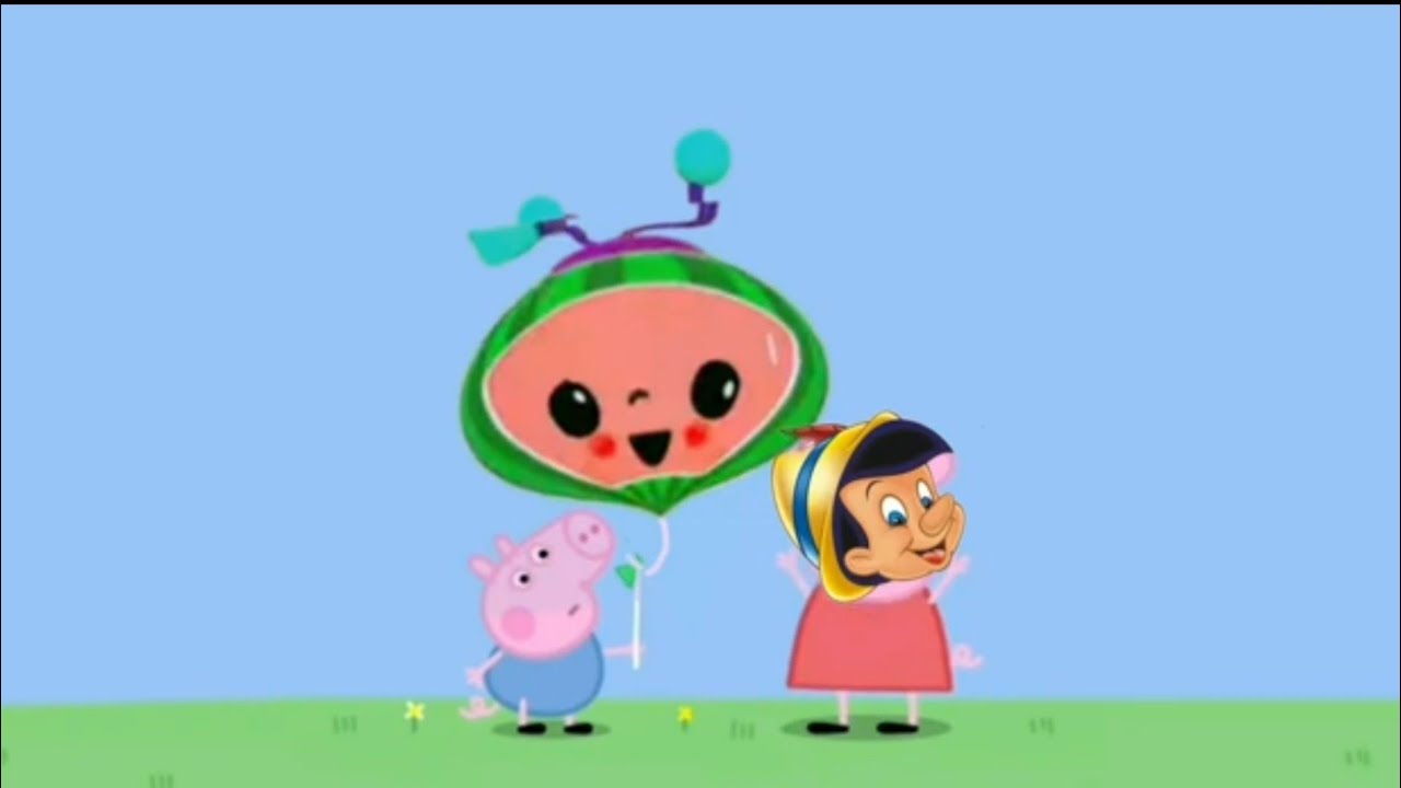 Cocomelon Peppa Pig with Pinocchio | CocCmelon Intro | Most Viewed ...