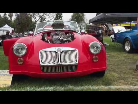 1961 MGA Roadster V8 - YouTube