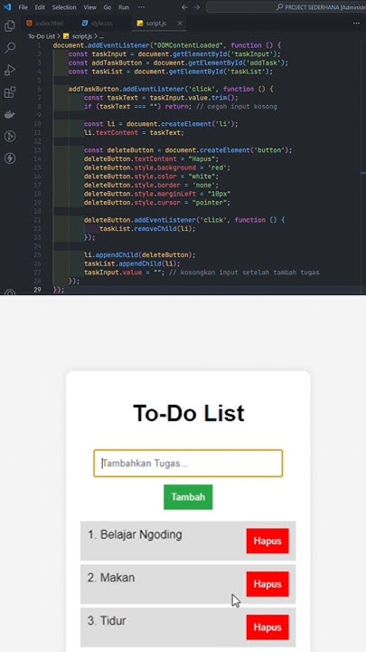 #shorts #coding #fyp #fullstackdeveloper #pemula #shortvideo #viralvideo #fyp - YouTube