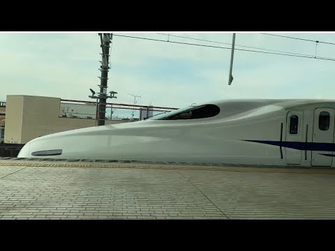 Japan Shinkansen. Window view from Nagoya to Hashima.#japan # ...