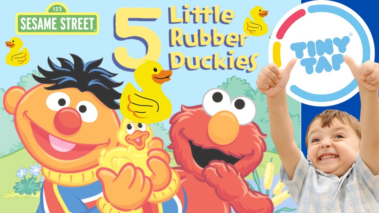 Ernie's Five Little Rubber Duckies Story and Sesame Street TinyTap ...