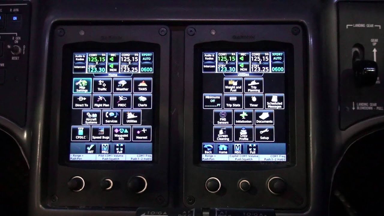 G5000 Cleaning the Garmin Touch Screen (GTC) on the Sovereign+ and ...