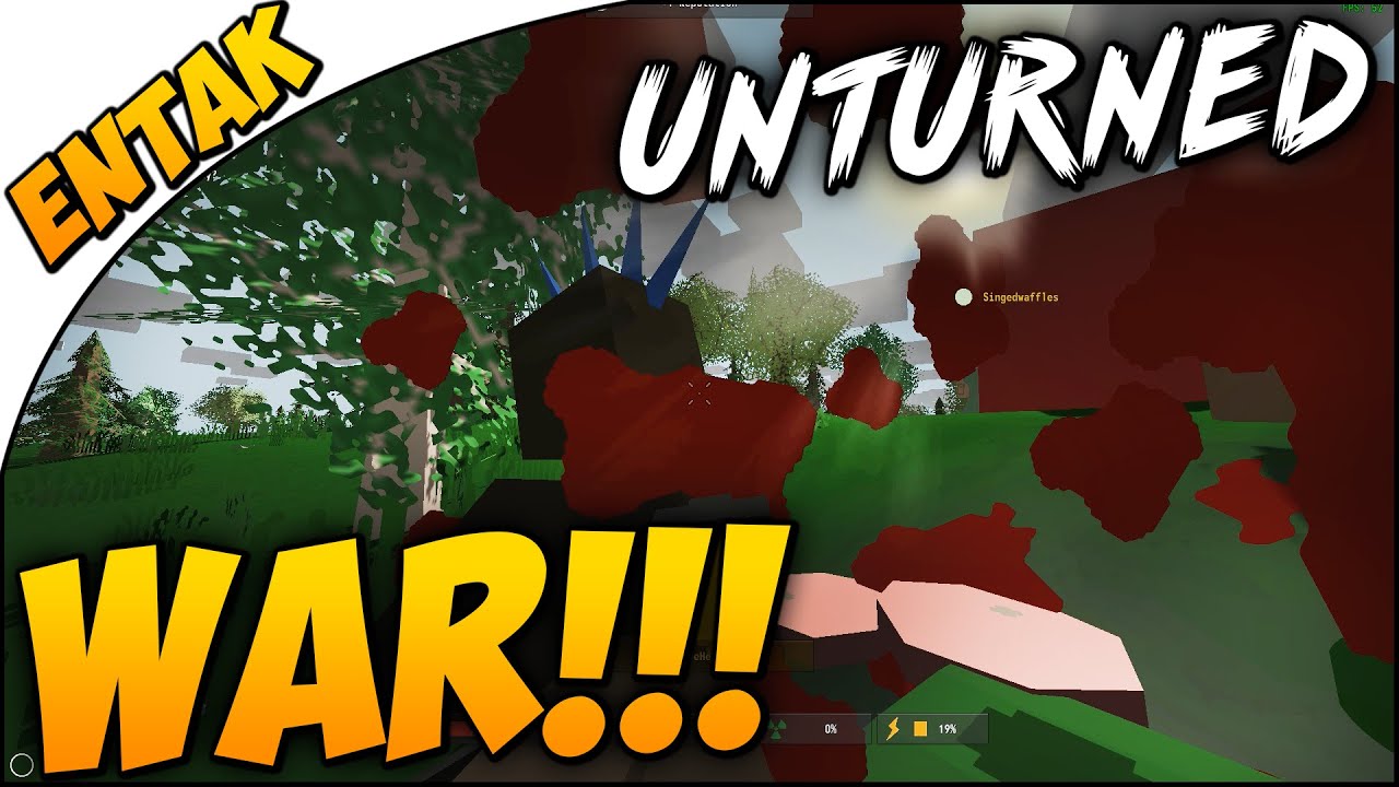 Unturned Multiplayer Gameplay ALL OUT WAR!!! - YouTube