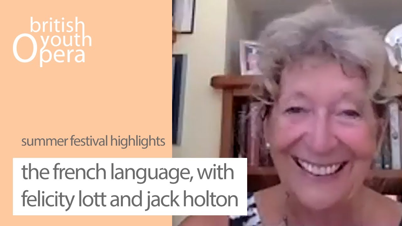 The French language, with Dame Felicity Lott and Jack Holton | BYO ...