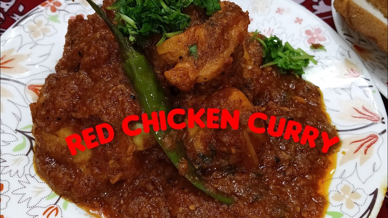 Red masala chicken curry|Chicken curry recipe|Dinner recipes with ...
