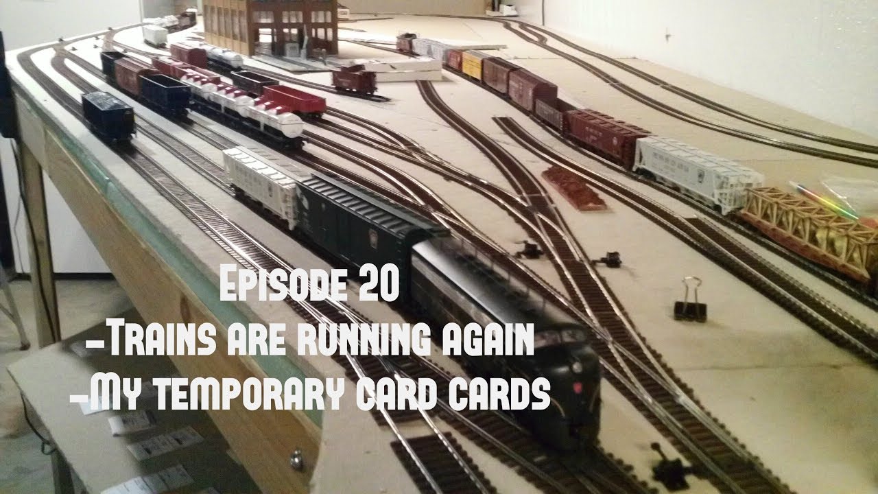 HO Scale PRR Layout Episode 20: Trains are up and running! - YouTube