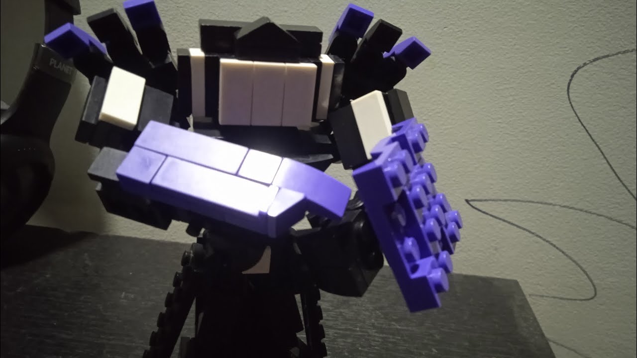 Lego Titan tv man mejorado - YouTube