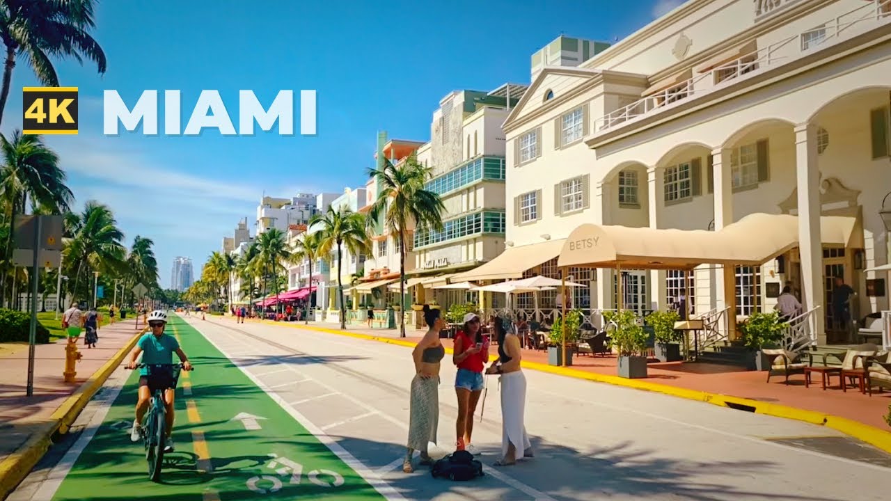 [4K HDR] MIAMI South Beach - Walkthrough - USA Travel Video - YouTube