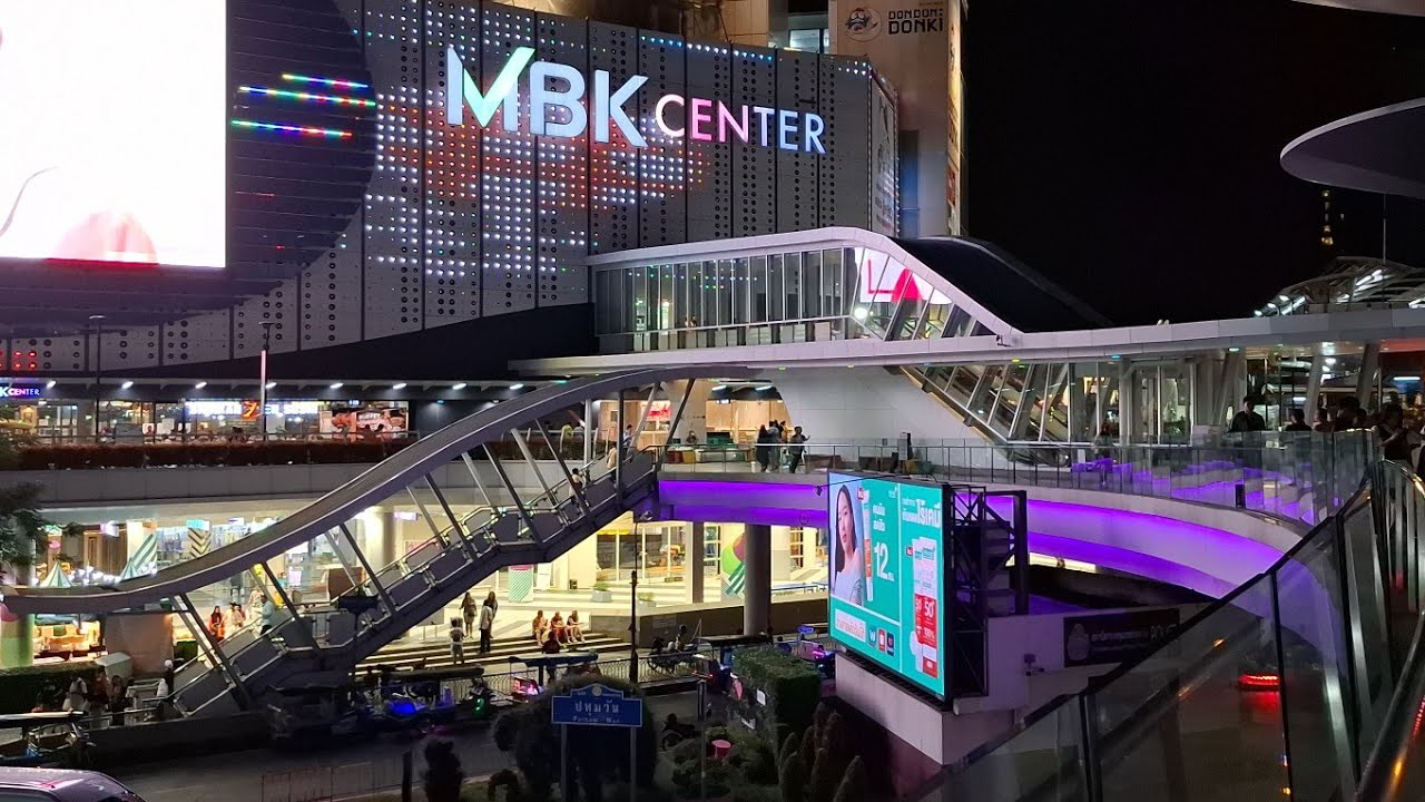 Night Market, MBK Center, Bangkok, Thailand - YouTube