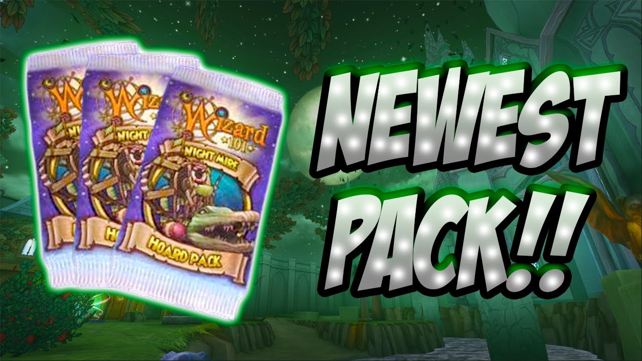 Wizard101: *NEW* Night Mire Hoard Pack Opening! - YouTube