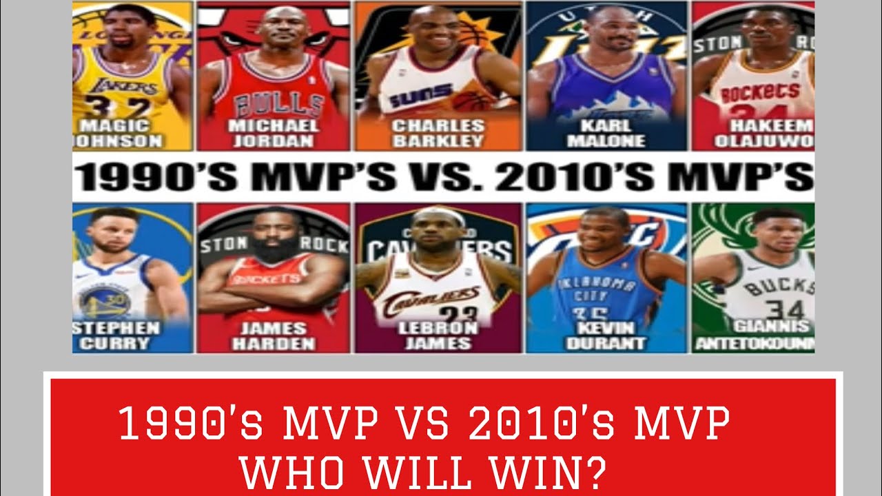 NBA Epic Battle 1990’s MVP’s Vs 2010’s MVP’s Who Will Win This Series ...