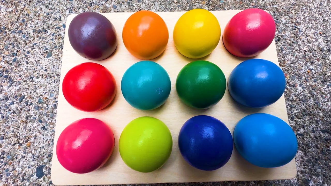 Colorful wooden healing marble run ASMR - YouTube