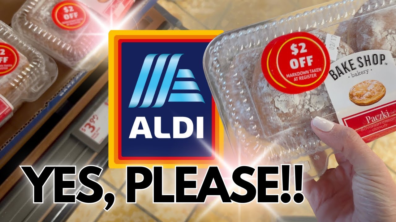 Red Sticker Win! Weekly Family ALDI Shop with Me + Haul - YouTube
